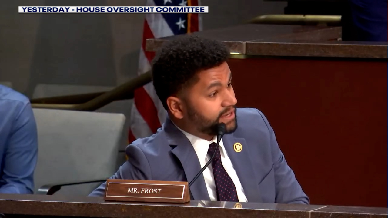 Rep. Frost responds to calling Trump 'Grifter in Chief'