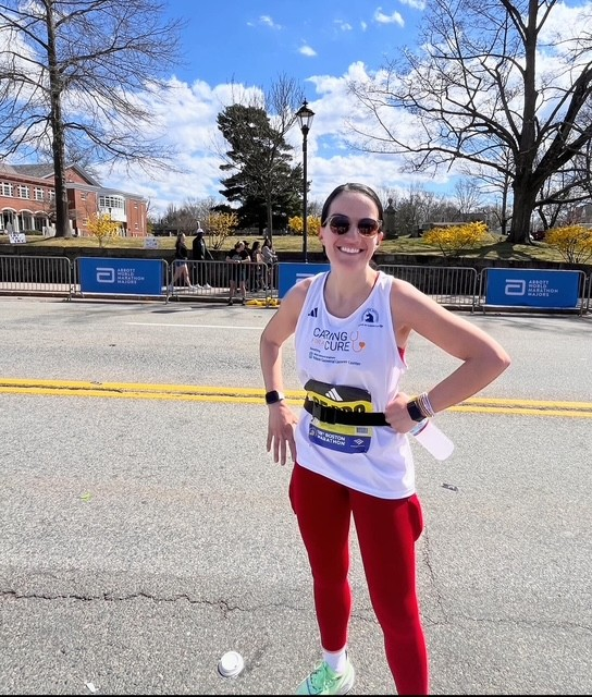 This nurse practitioner is running Boston for her brother
