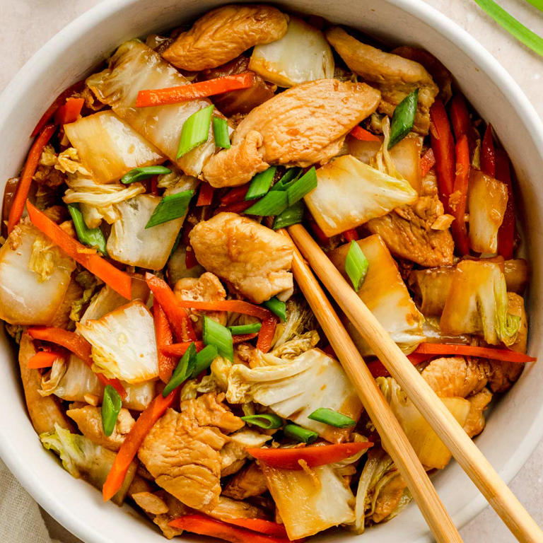 Chicken Cabbage Stir Fry