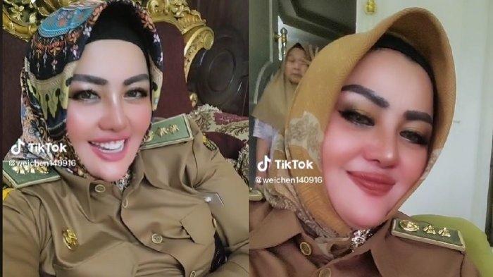 Nasib Wiwin Kades Viral Geli Nasi Kotak,Akhirnya Buat Klarifikasi: Geli Bukan Berarti Jijik
