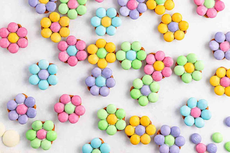 Spring Flower pretzels