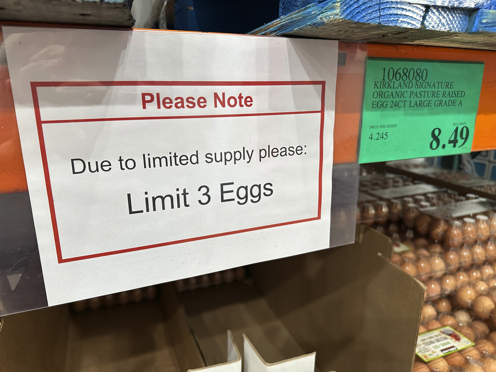 Egg prices could jump 41% this year, USDA says, as Trump's bird flu ...