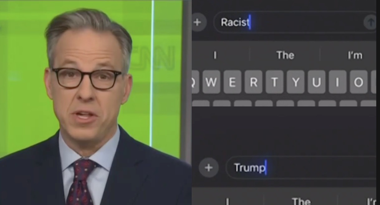 Jake Tapper Doesn’t Buy Apple’s Excuse for iPhone Bug Replacing ‘Racist ...