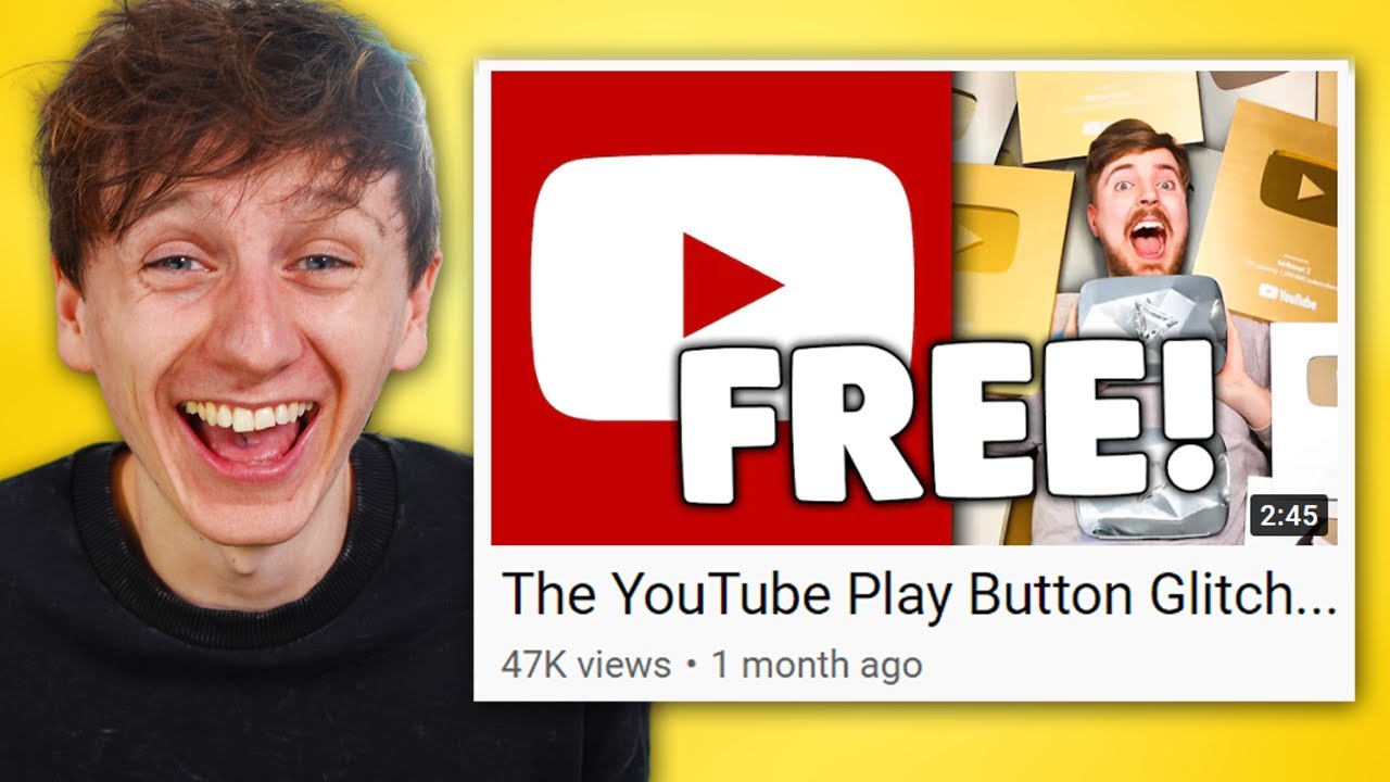 The FREE Youtube Play Button Glitch (EXPLAINED)
