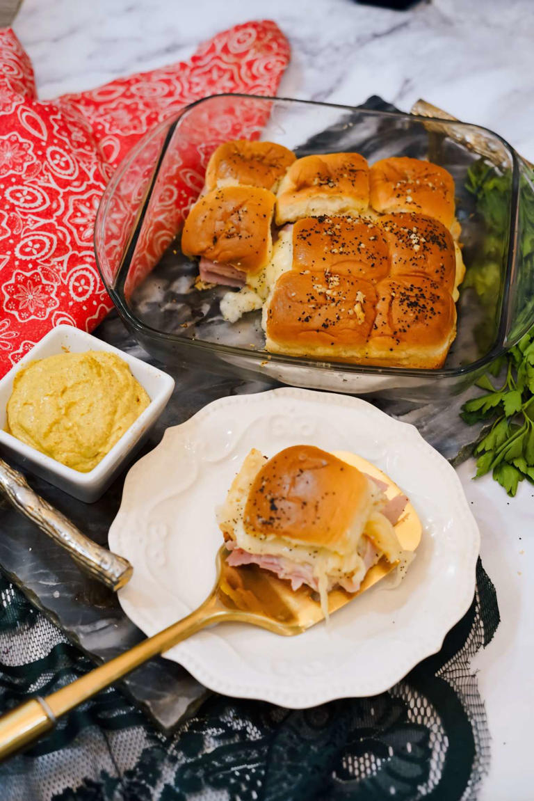 Baked Ham and Cheese Sliders