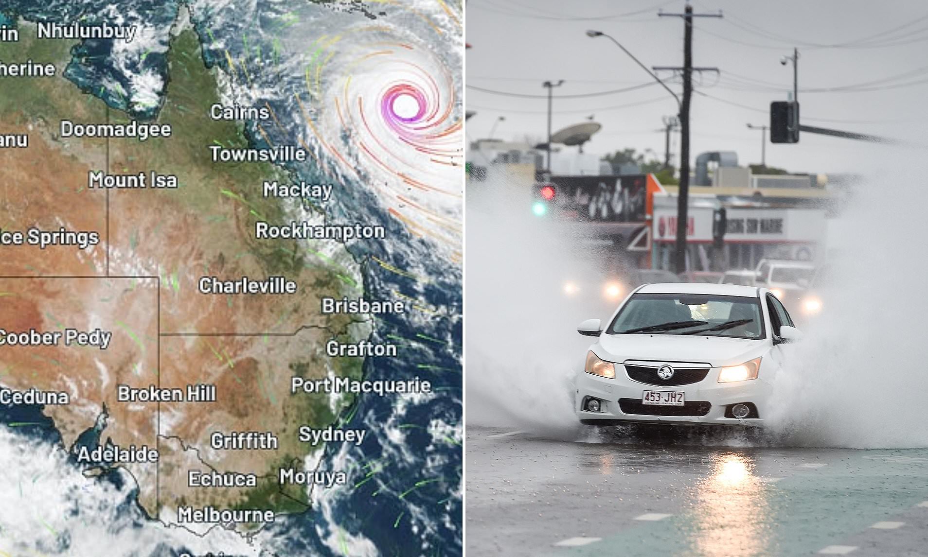 Evacuations begin as Tropical Cyclone Alfred intensifies off coast