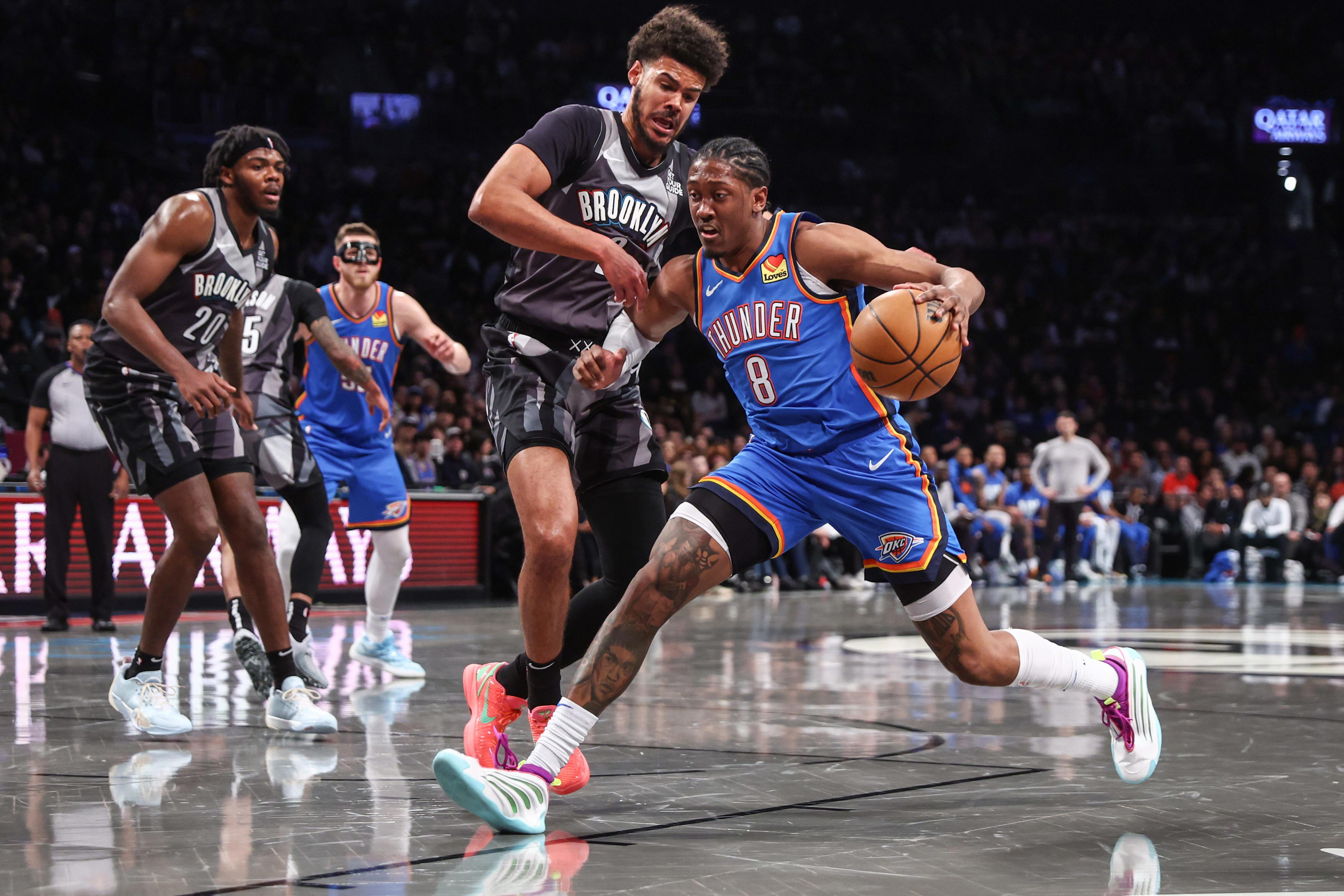 How OKC Thunder rallied past Nets with 'really tough-minded' group led ...
