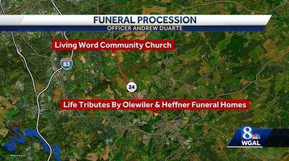 Honoring Officer Andrew Duarte: Funeral procession details