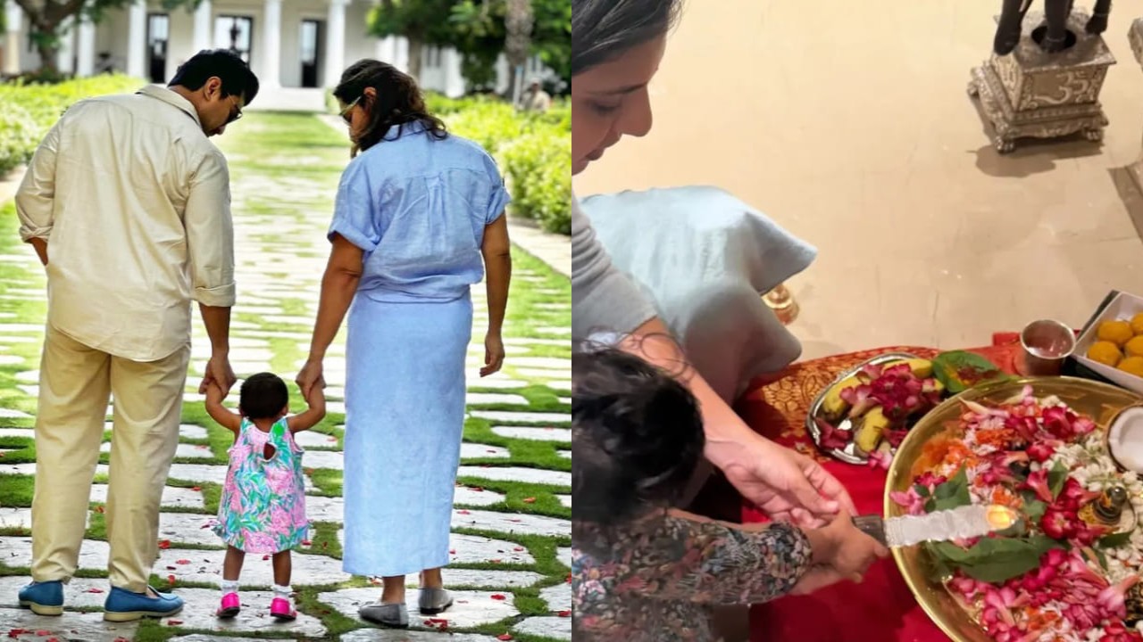 Ram Charan's daughter Klin Kaara celebrates Maha Shivratri with mother ...