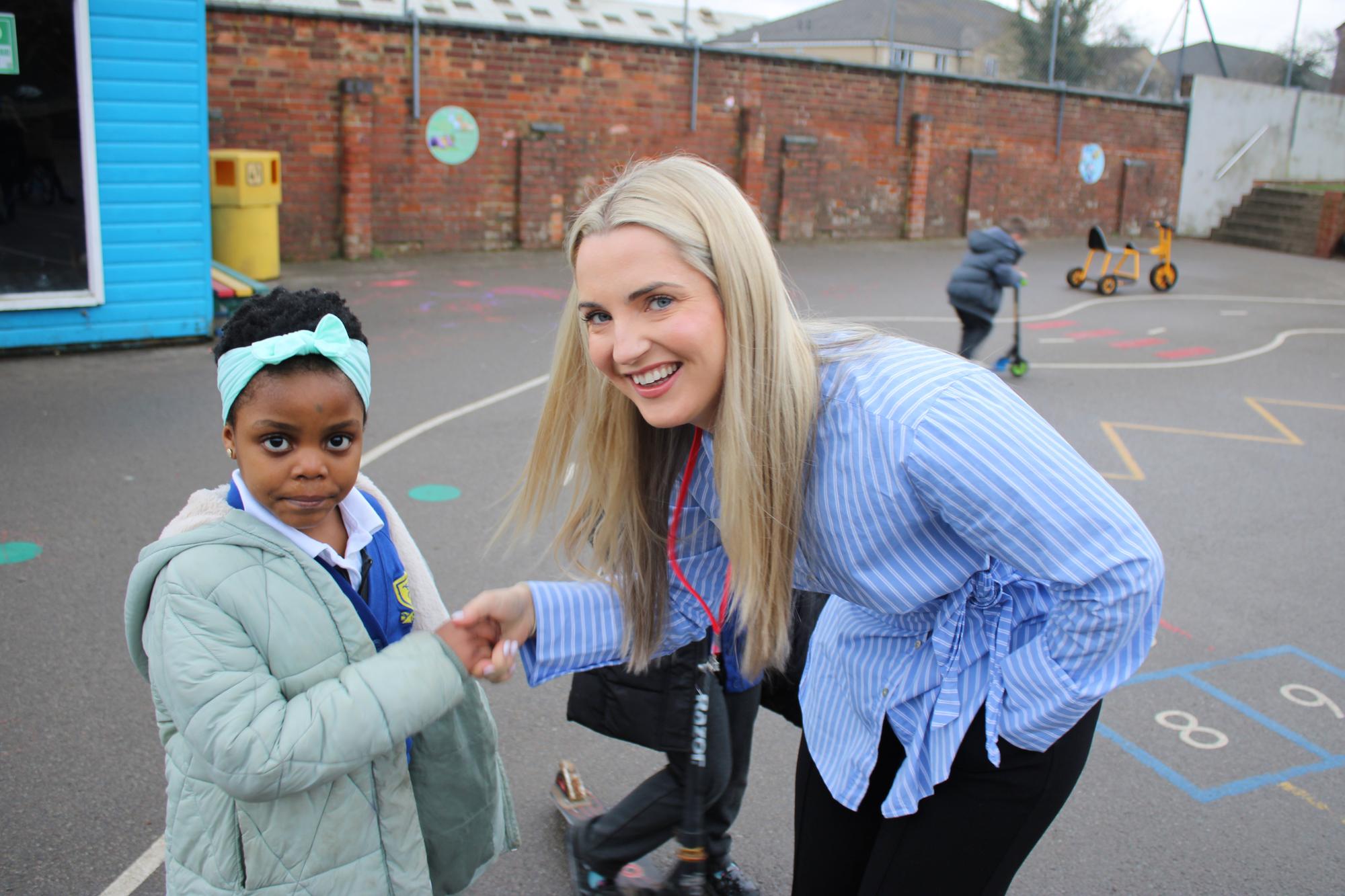 Time for reading and Wrighting as Kettering MP Rosie goes back to school