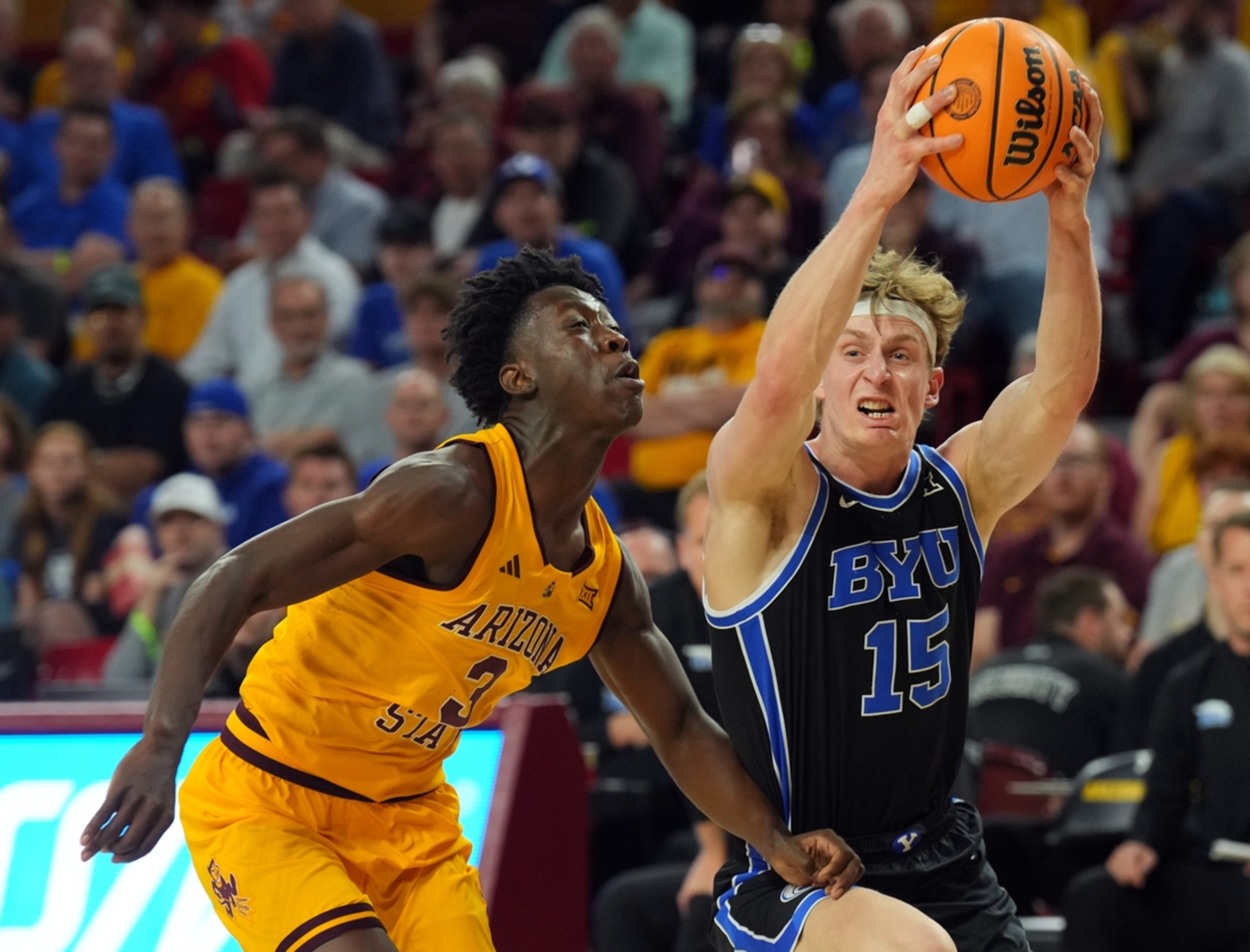 No. 25 BYU hits 17 treys in victory over Arizona State