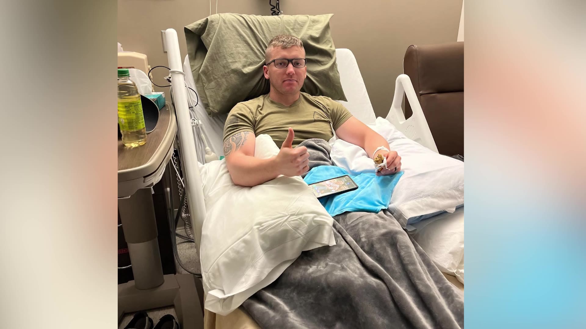 Recruit who trained after Deputy Hacker speaks about injuries and recovery