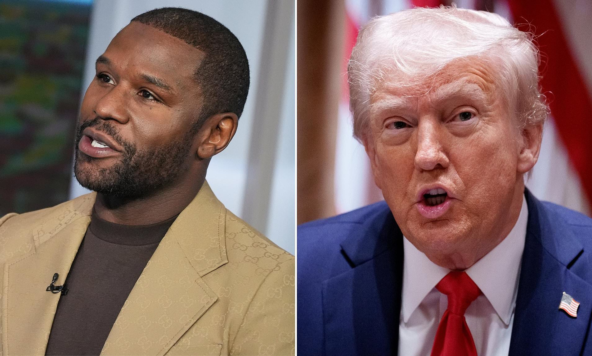 Boxing legend Floyd Mayweather ignites Donald Trump debate with ...