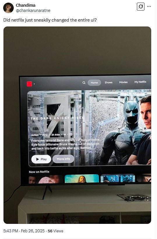 Netflix fans vow to unsubscribe after streamer makes layout changes