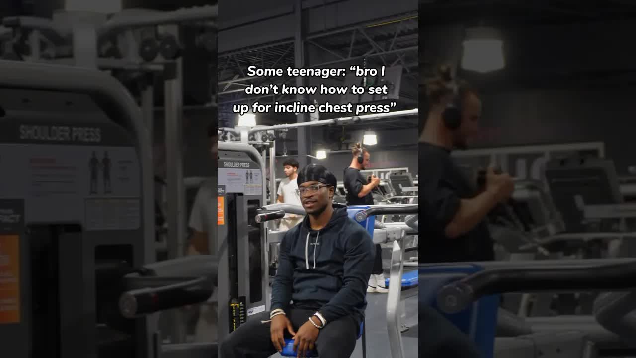 Gym Bro Fails at Incline Chest Press Setup