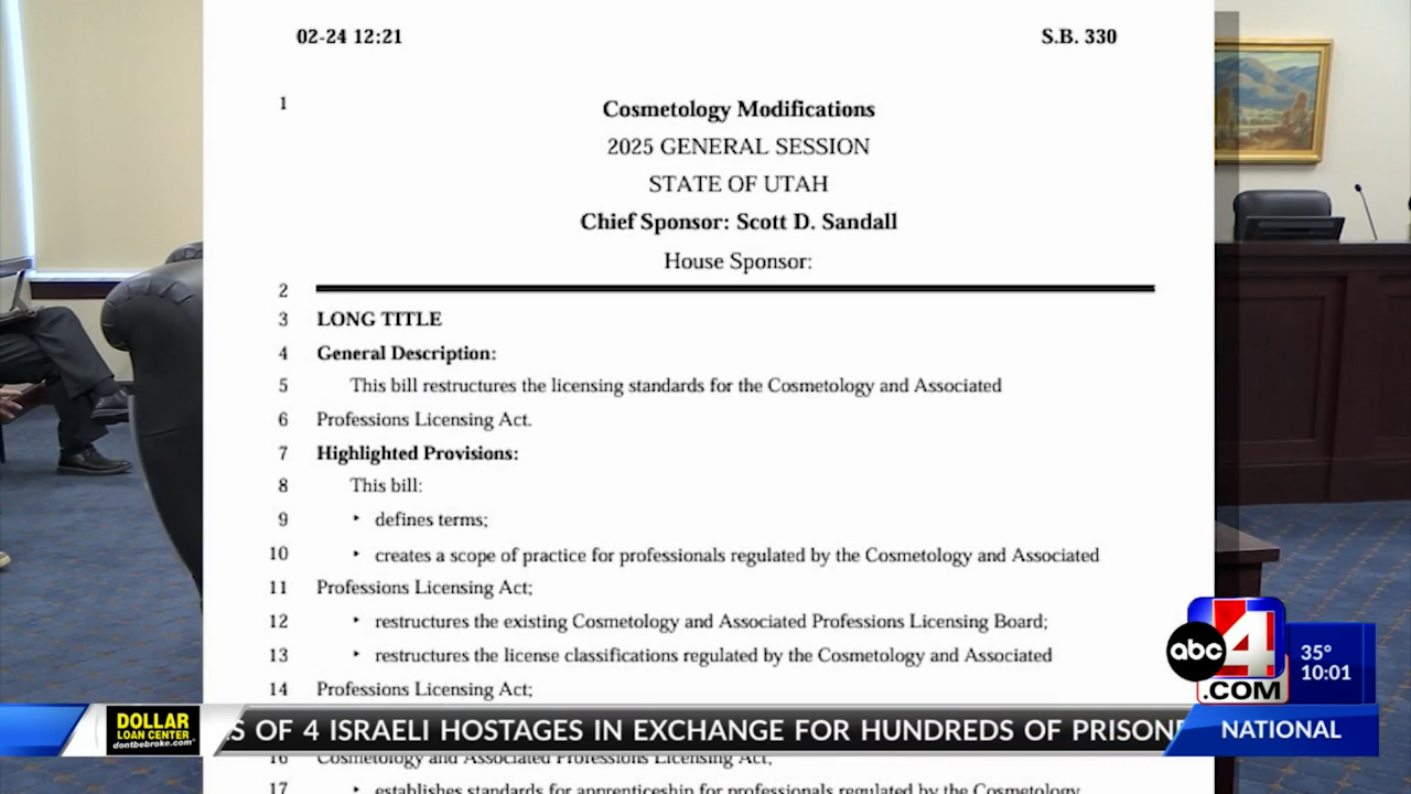 Proposed bill would trim training hours for barbers and cosmetologists