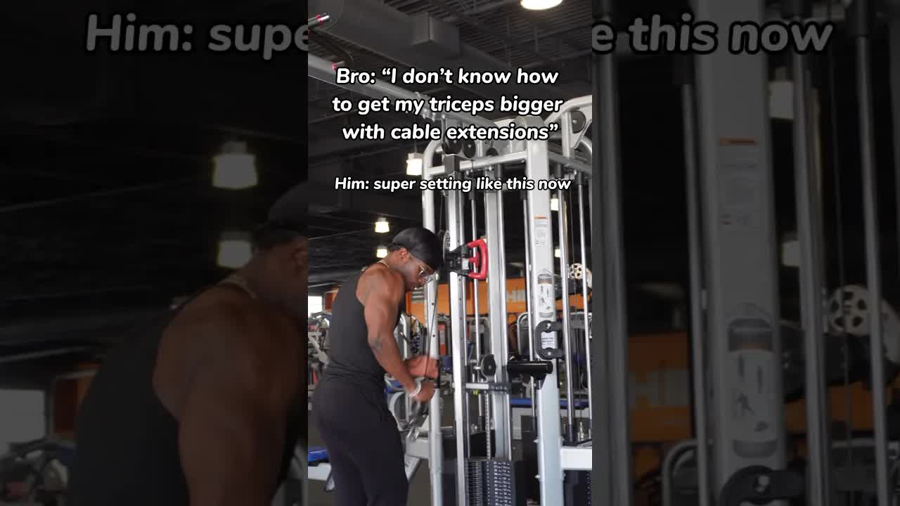 Tricep Cable Extensions: Proper Form For Bigger Triceps