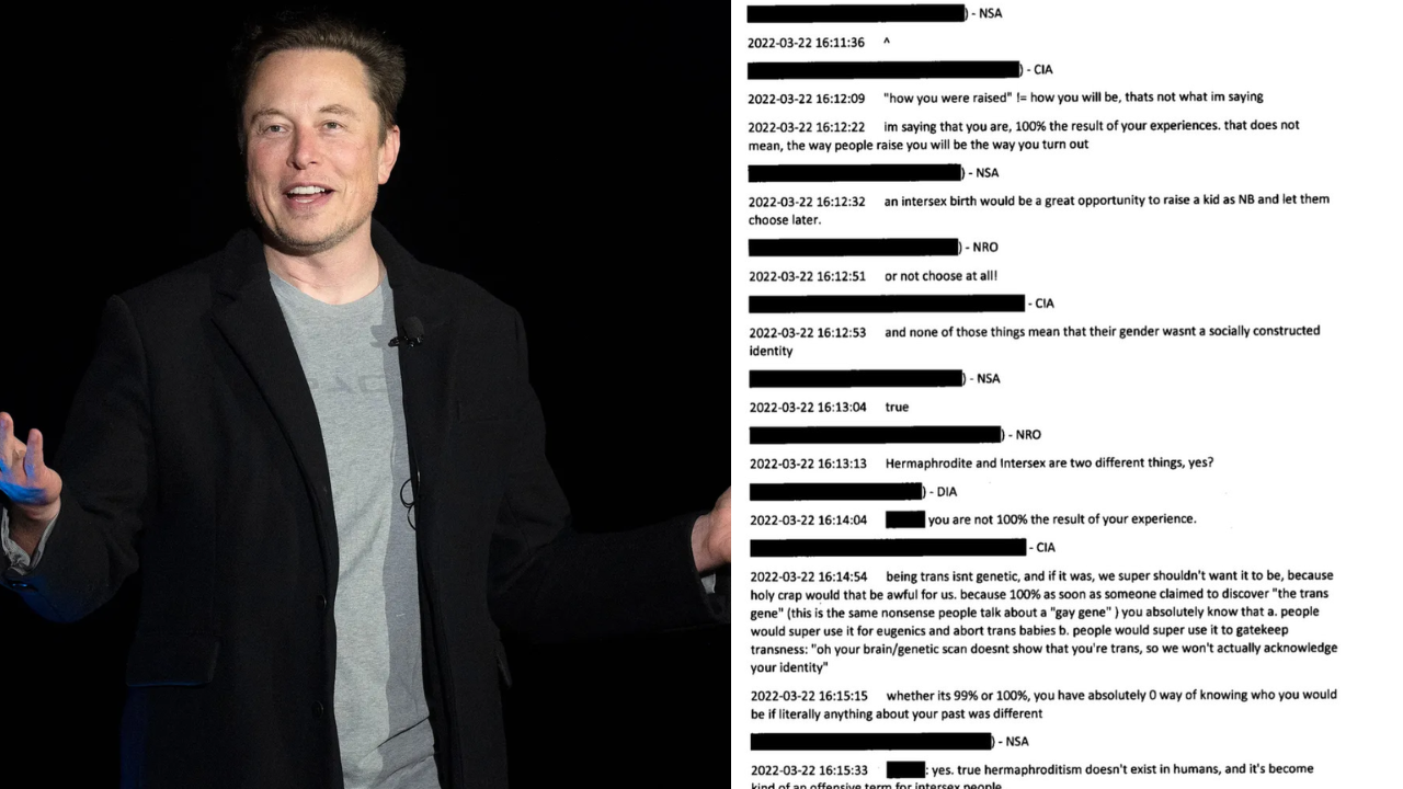 Elon Musk reacts to leaked chat alleging NSA, CIA officials discussed ...