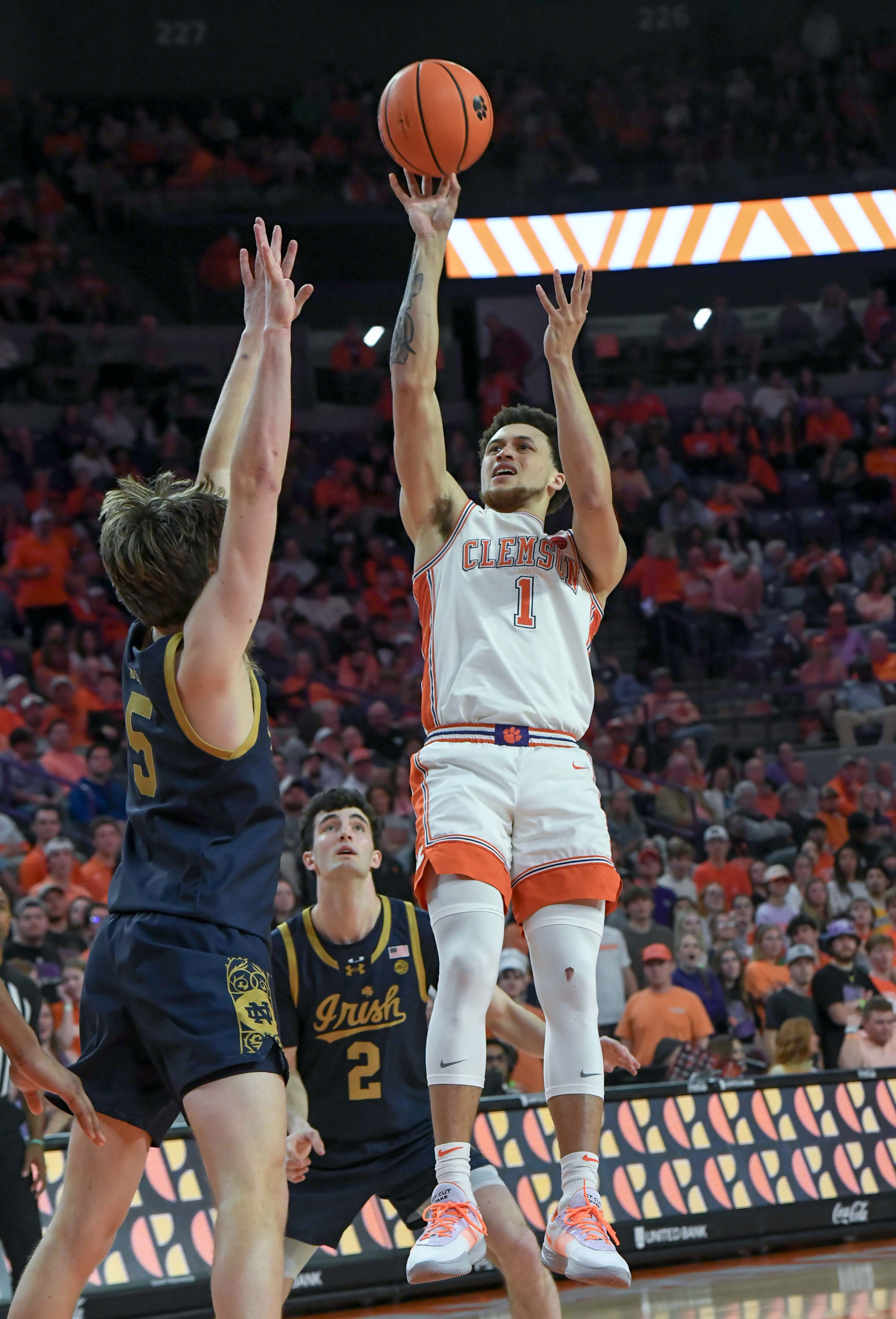 Updating Clemson basketball rankings in college polls after Notre Dame ...