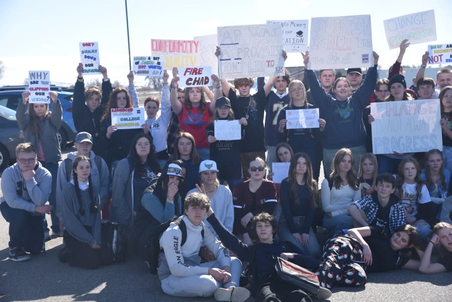 ‘Please work with us’: Students rally to keep Advanced Placement and honors courses at Rigby ...