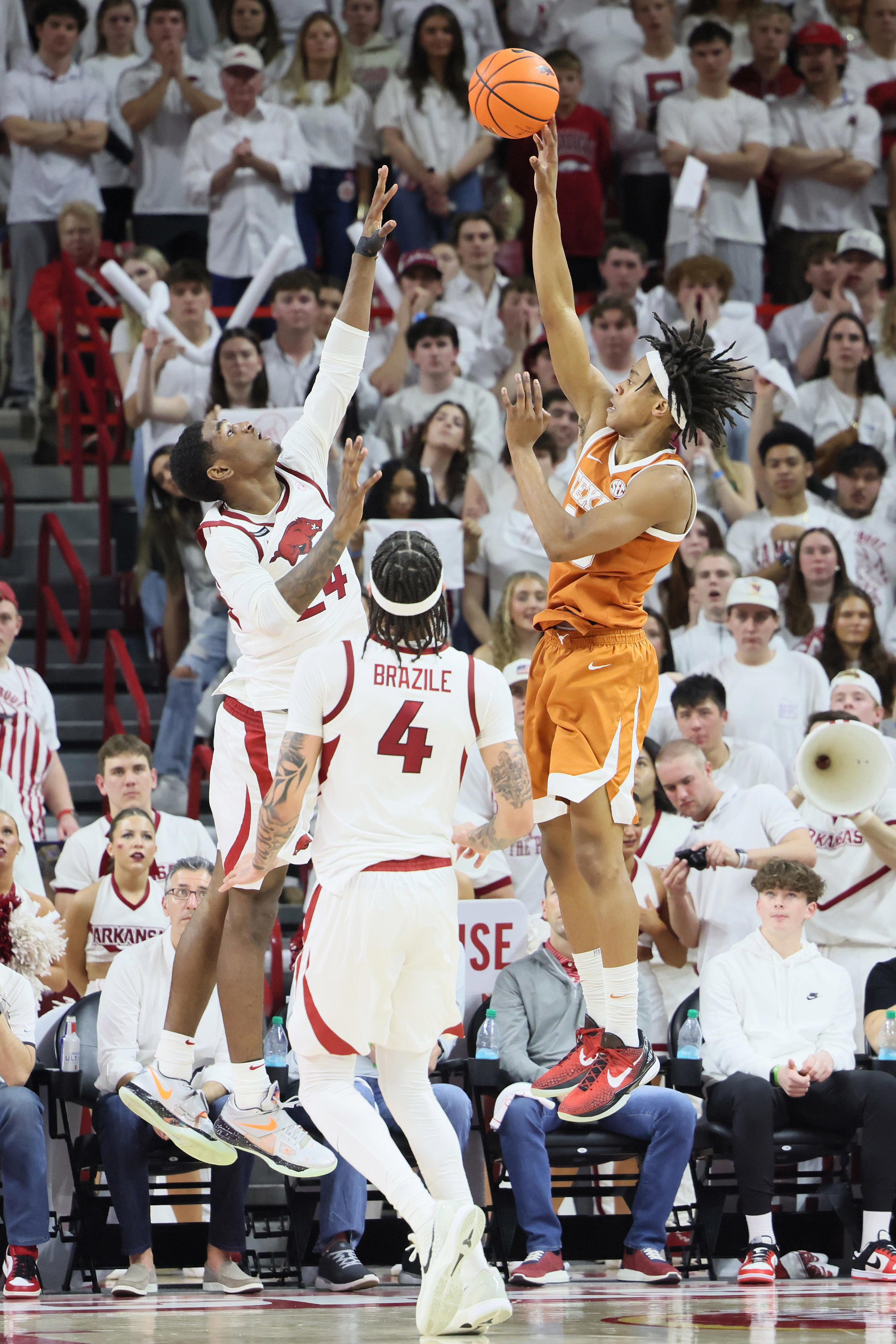 Texas basketball vs Arkansas: Tre Johnson's record-setting night not ...