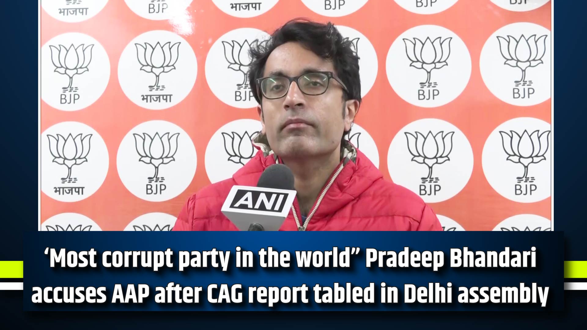 ‘Most corrupt party in the world” Pradeep Bhandari accuses AAP after ...