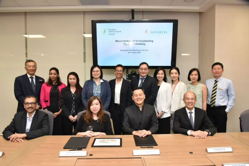Singapore General Hospital, Novartis ink MoU on clinical trials