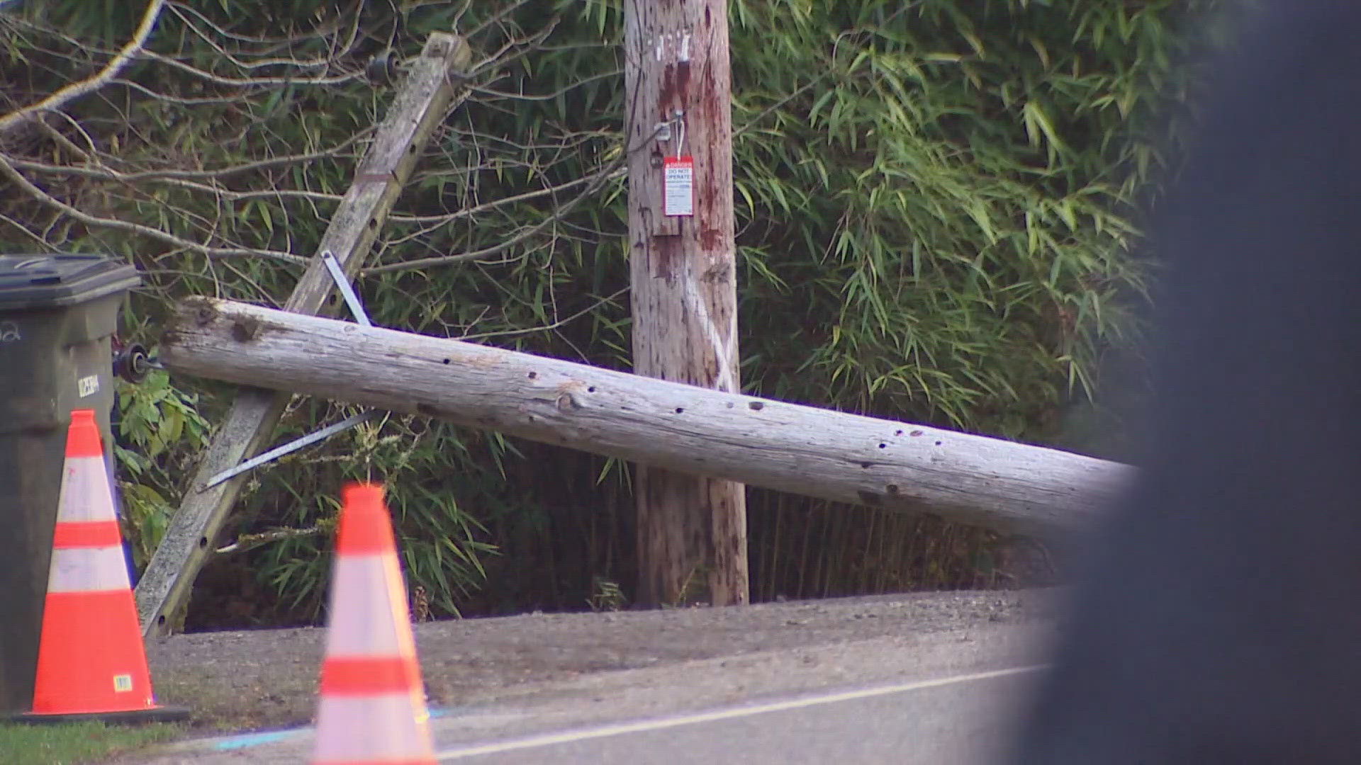 Power still out on parts of Bainbridge Island after windstorm