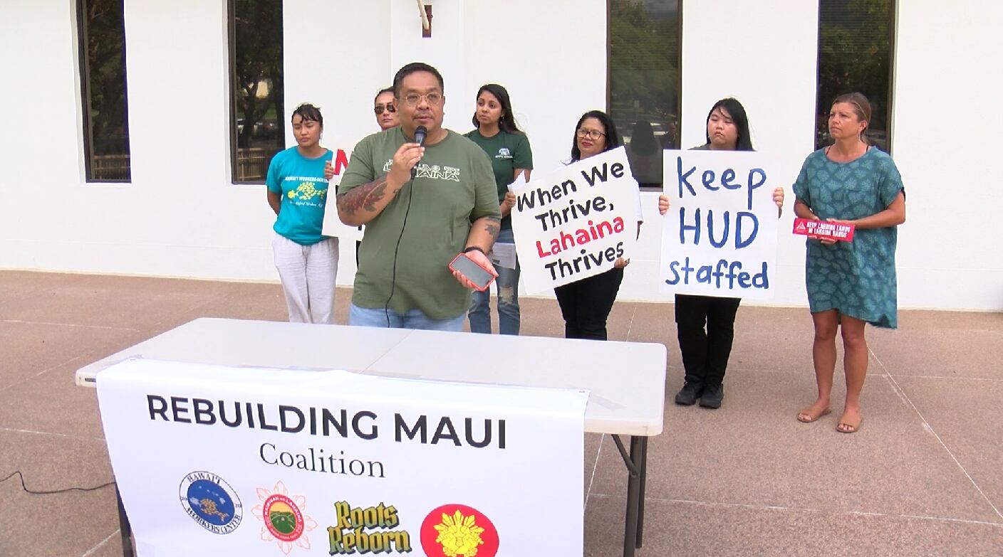 Lahaina fire survivors beg government leaders for more help
