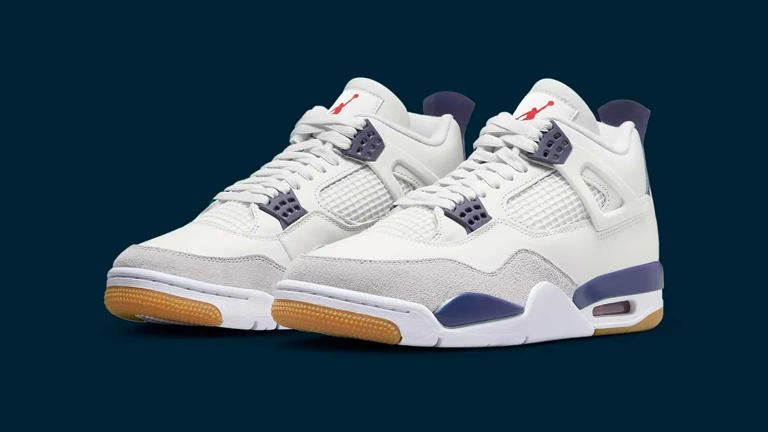 Nike SB x Air Jordan 4 Retro “Summit White Navy”