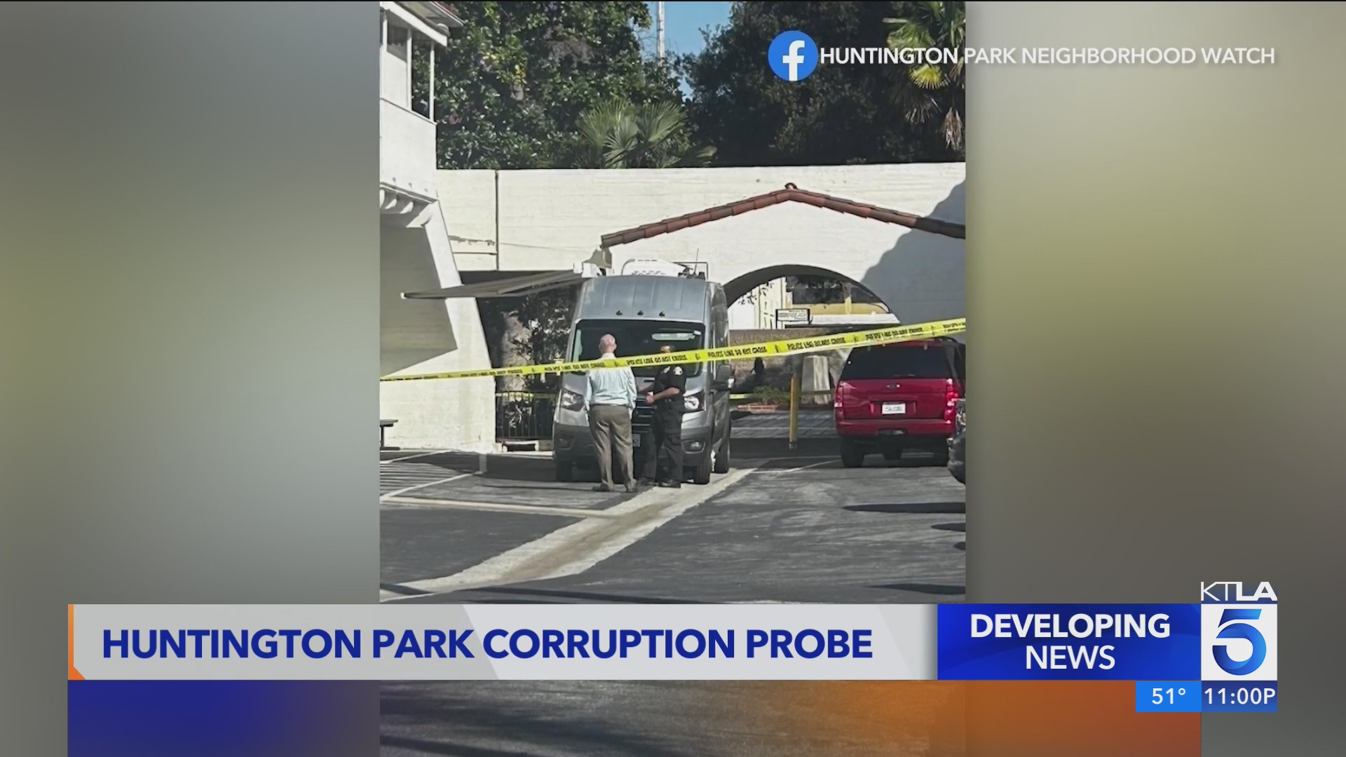 Authorities raid Huntington Park City Hall, mayor's home in corruption ...