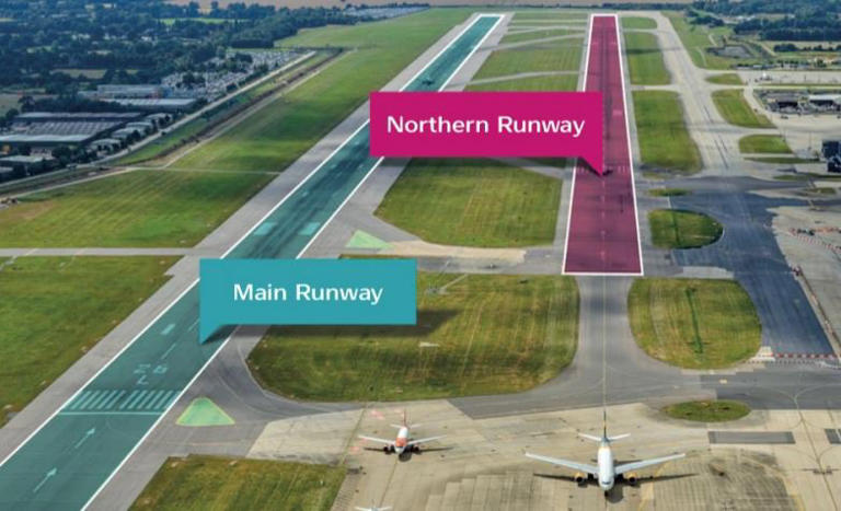Gatwick Airport expansion which will add 100,000 more flights backed by government
