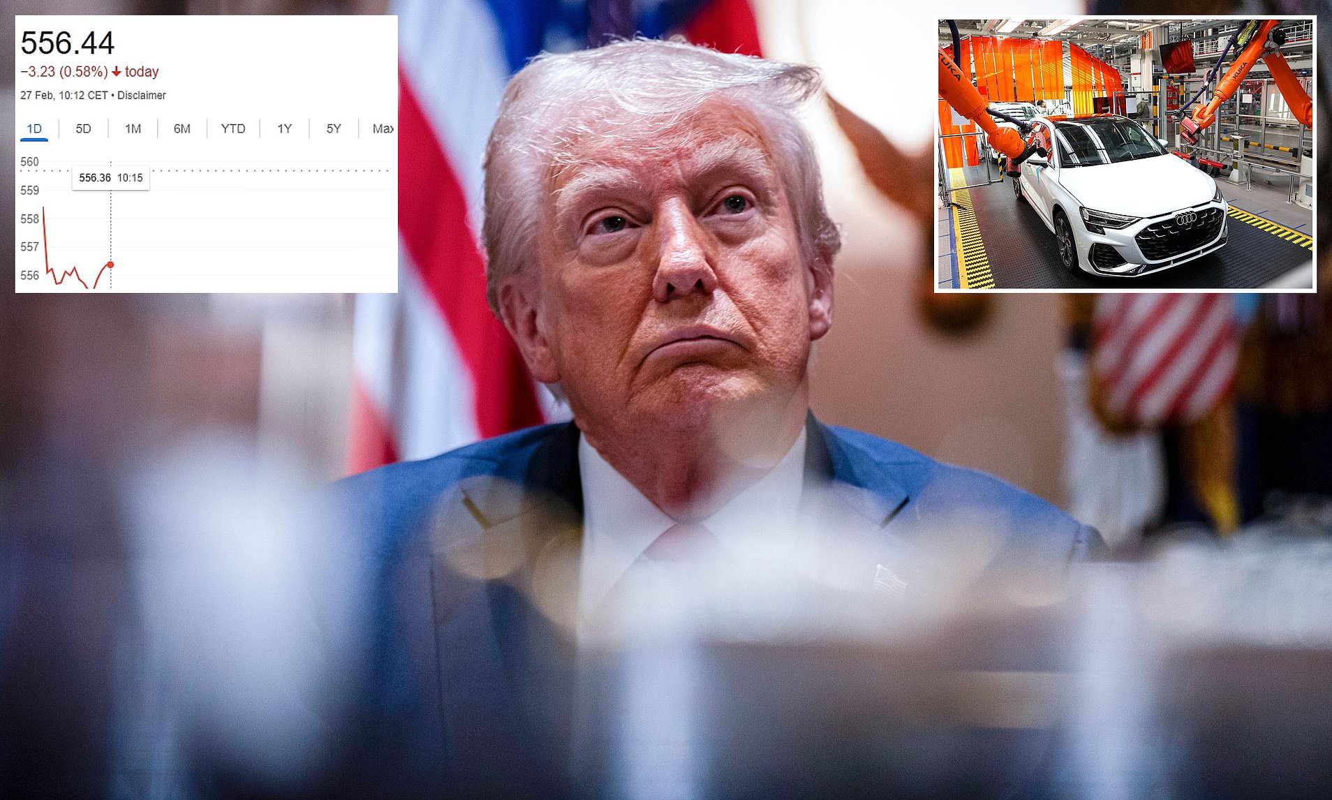 NOW who's 'screwed'? EU fury as Trump 25% tariffs hit European stocks