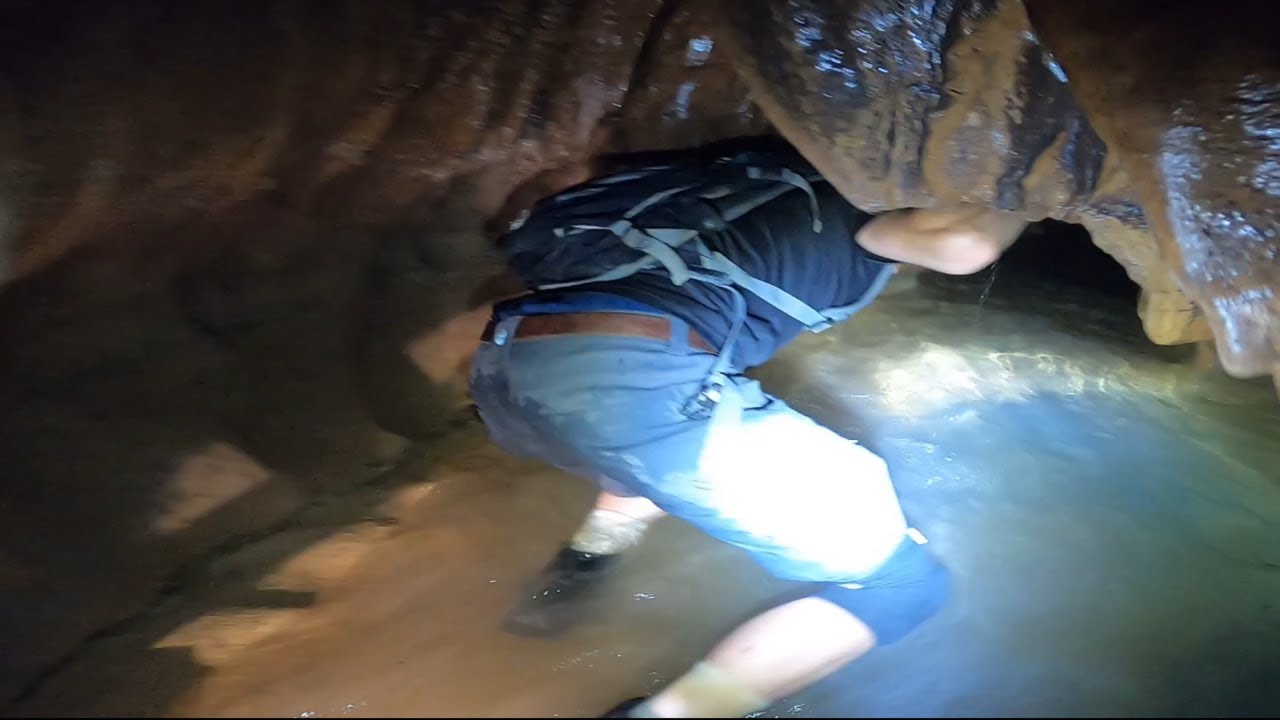 Descending into a Deep River Cave
