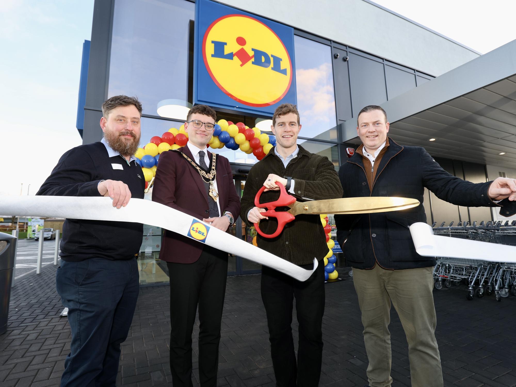 Rugby star Andrew Trimble and Mayor of Causeway Coast officially open ...
