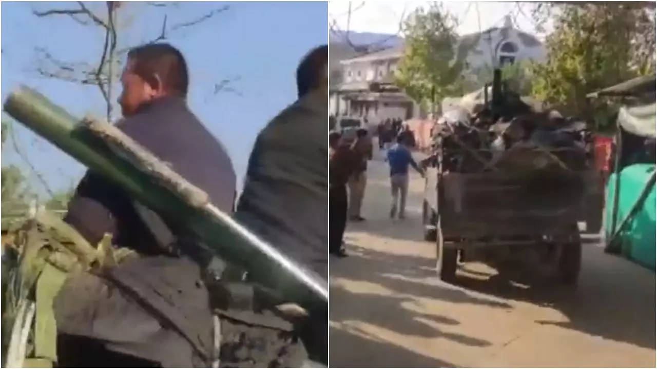 Watch: Meitei outfit 'Arambai Tengol' surrenders arms after meeting ...