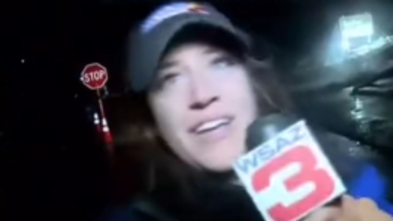 Reporter explains how she was hit by a car live on TV in a viral video