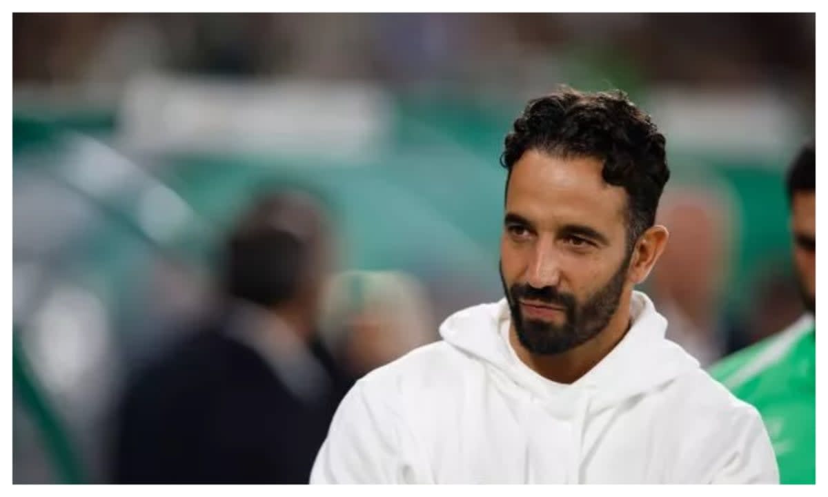 EPL: Amorim reacts to Garnacho walking straight down tunnel after ...