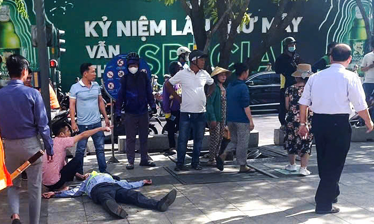 Dog owners beat HCMC security guard unconscious after pet barred from ...