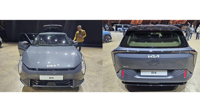 기아, 첫 전동화 세단 EV4 공개…한 번 충전으로 533㎞ 주행