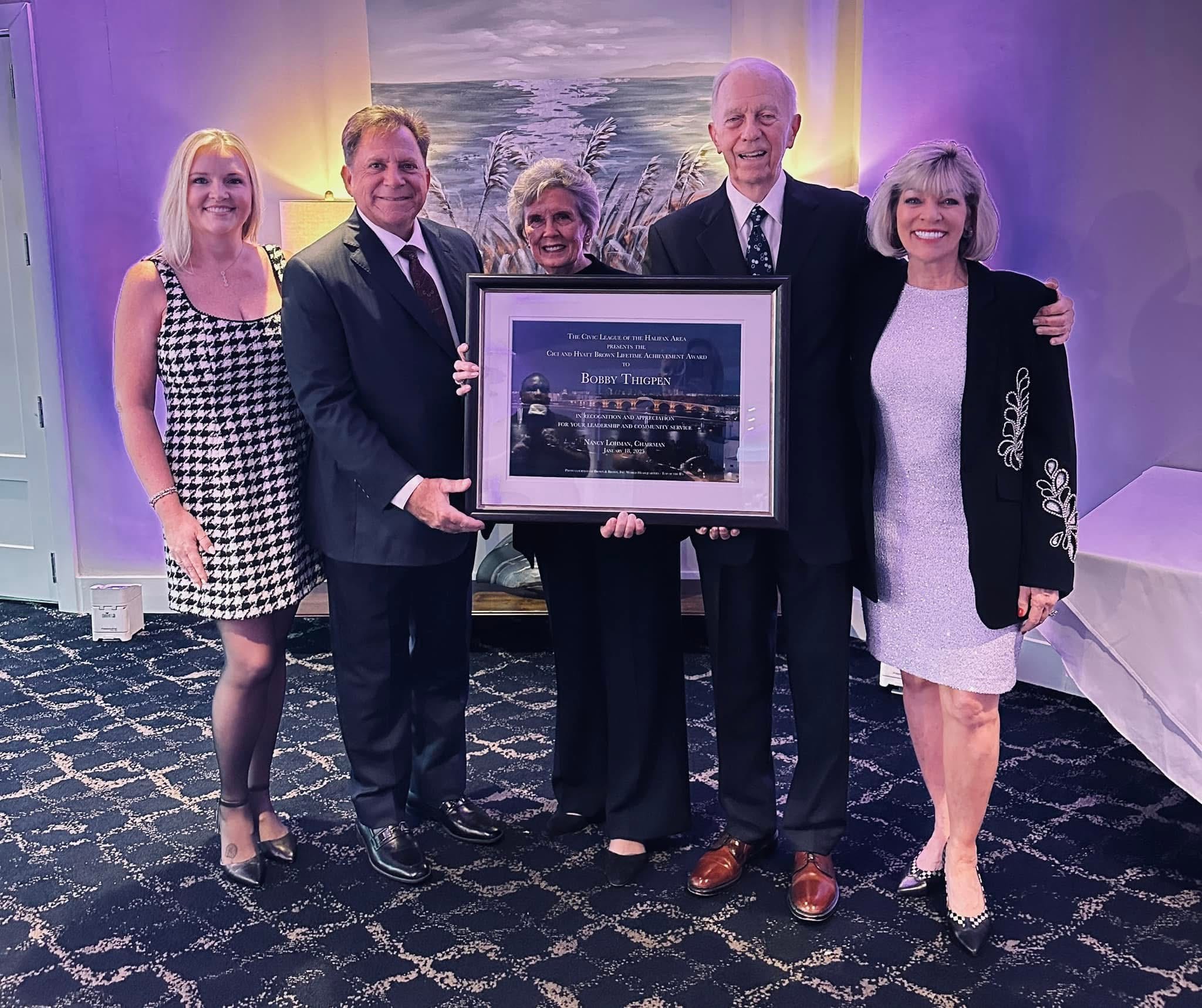 Civic League honors Daytona business leader Bobby Thigpen with lifetime ...