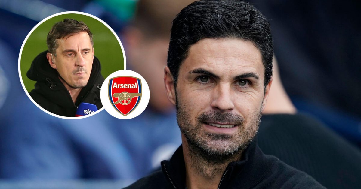 Arsenal ‘have to be on a podium’ in 12 months as Neville tells them the ...