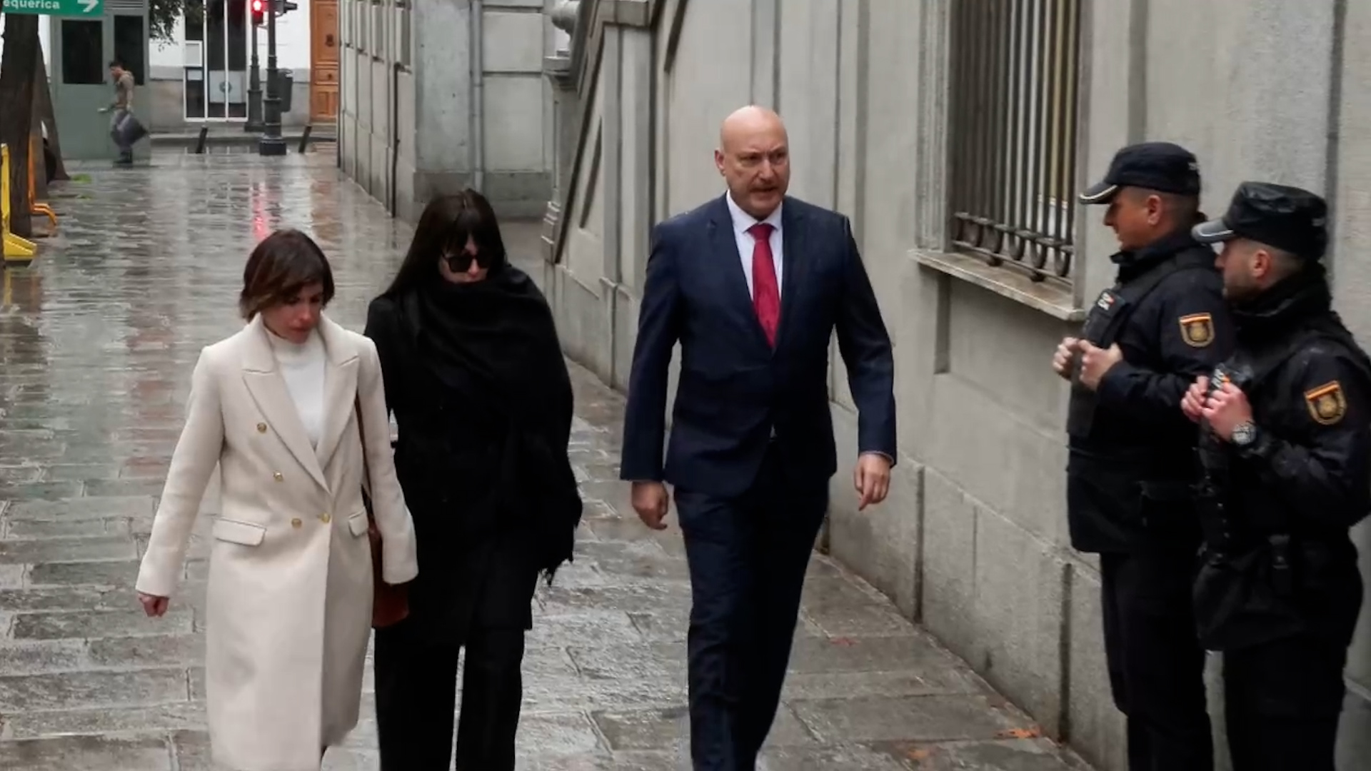Jésica Rodríguez en su llegada al Tribunal Supremo