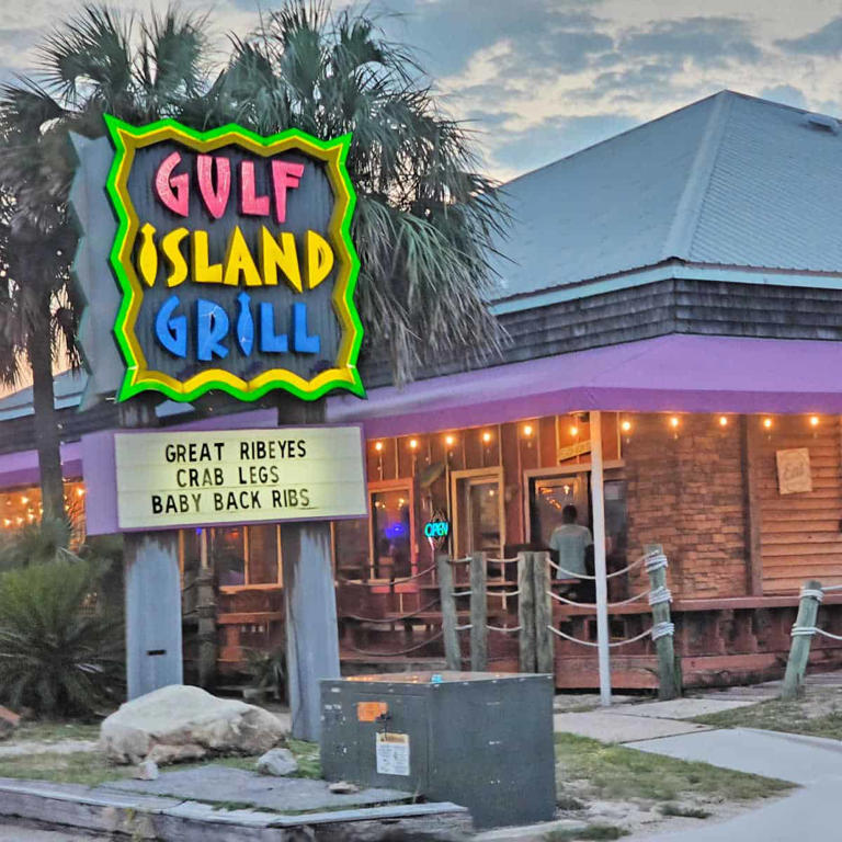 Gulf Island Grill Gulf Shores serves shrimp and grouper steps from the ...