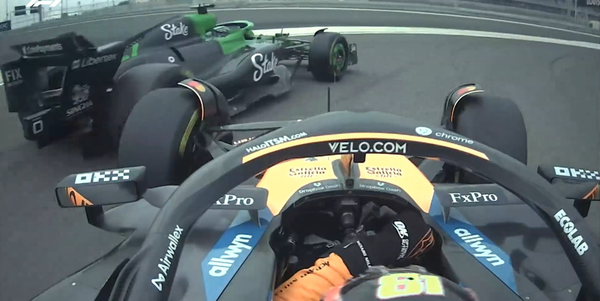 Oscar Piastri rompe la tranquilidad de McLaren: el toque con Nico ...