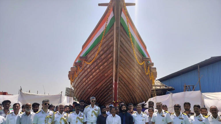 Ancient 'stitched' ship launched in move to revive India's maritime ...