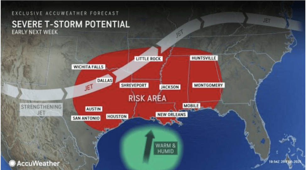 US weather: 'New generation' of storms to batter America as tropical ...