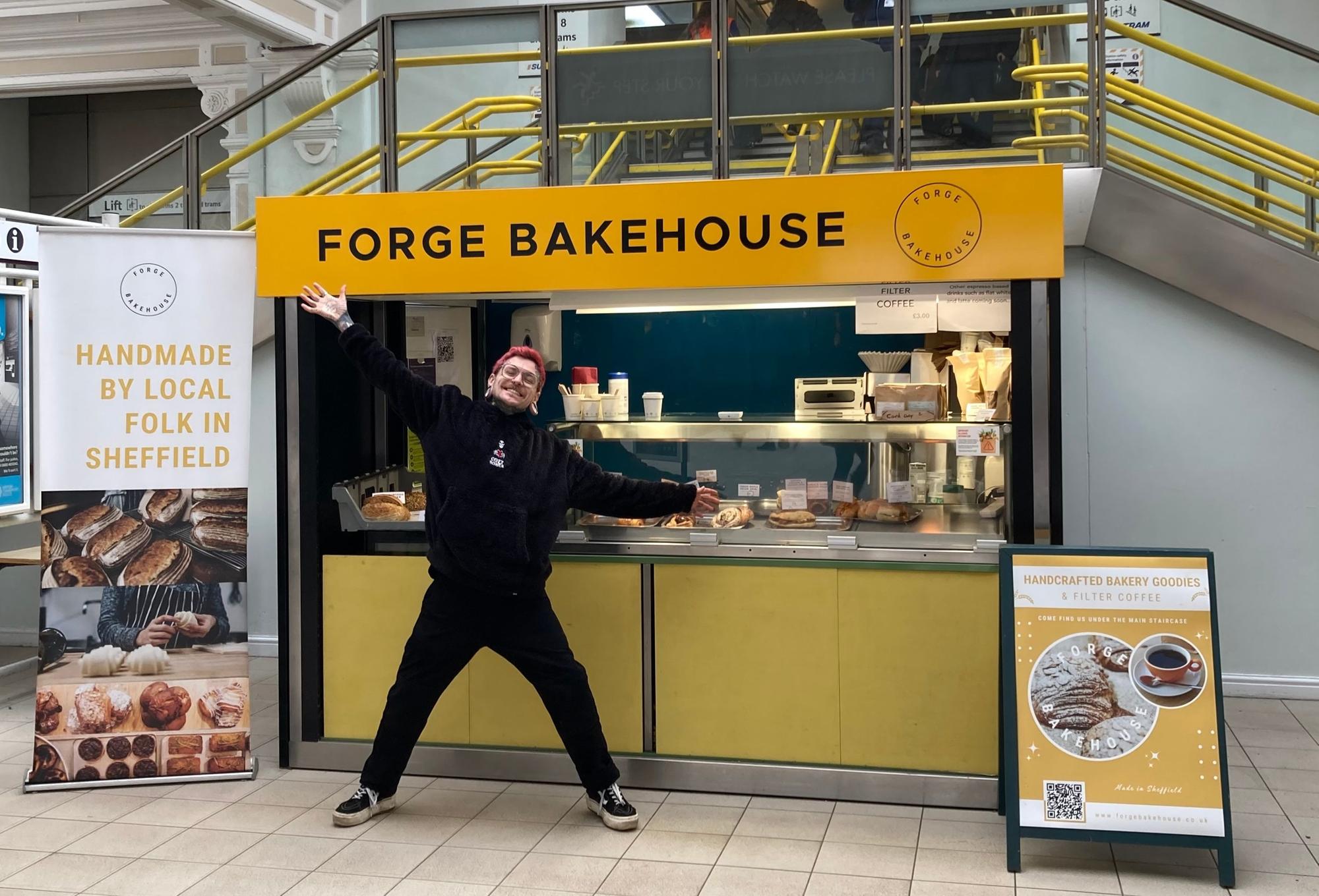 Forge Bakehouse on the move at Sheffield Station