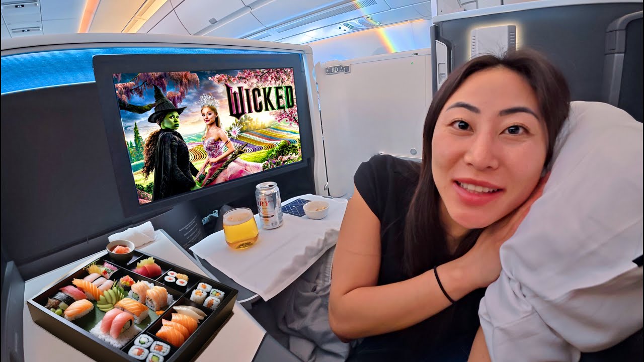 I Flew First Class to Japan!