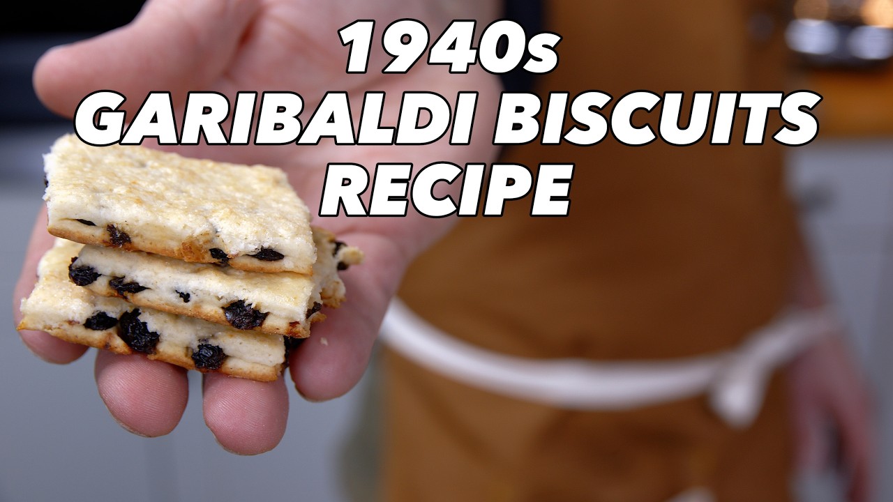 Hidden Gems; Garibaldi Biscuits Recipe and Vintage Cookbooks